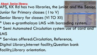 LIBRARY SERVICES OF INDIA AND THE EAST PPT | PPT