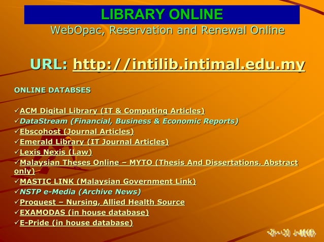 library presentation.ppt