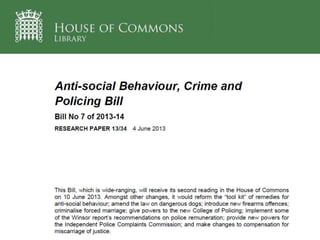 House of Commons Library presentation | PPT