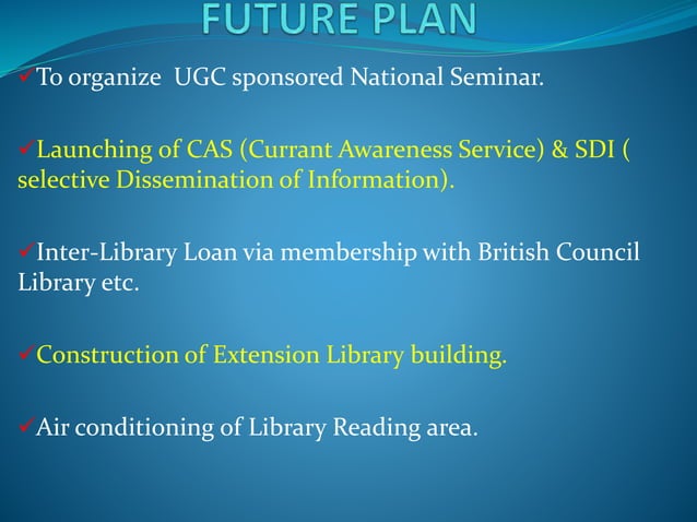 Library presentation for naac visit | PPSX | College Education | Education