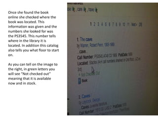 Library project ppt | PPTX | Books and Literature