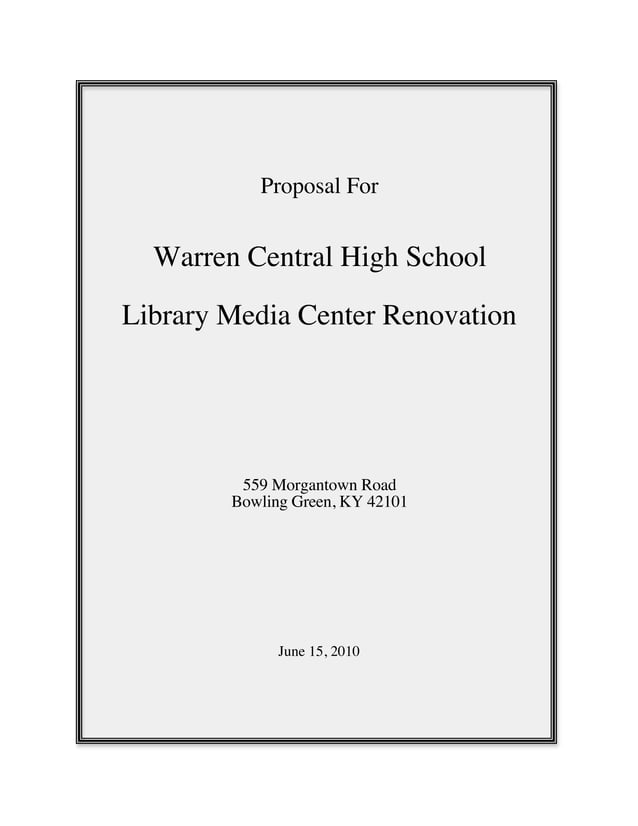 Library Proposal | PDF