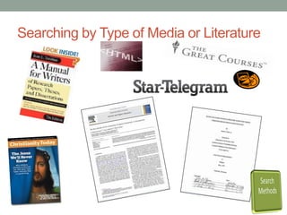 Library research methods | PPTX