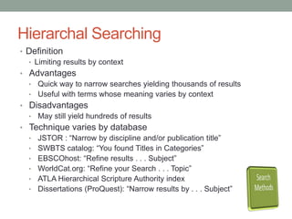 Library research methods | PPTX