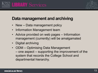 Library researchsupportpartnerships | PPT