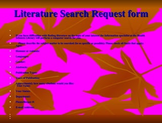 Library resources and services updated | PPT