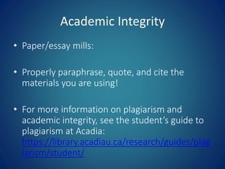 Library resources comp2903_2016 | PPT