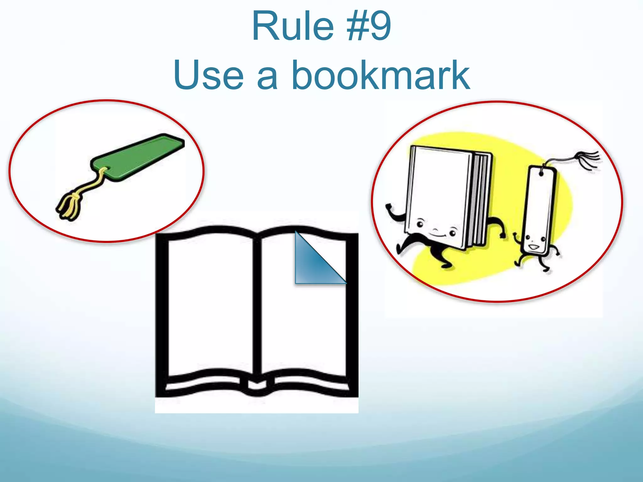 10 Library Rules | PPTX