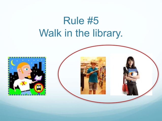 10 Library Rules | PPTX