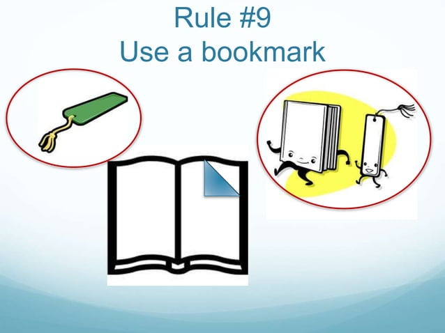 10 Library Rules | PPT