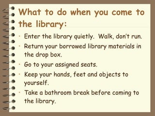 Library rules&procedures | PPT