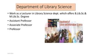 Career in Library Science | PPTX