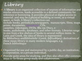 Library services | PPTX