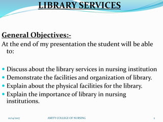 Library services | PPTX