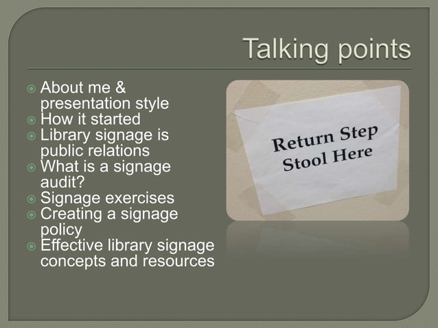 Connecting Through Library Signage - Beaufort | PPTX