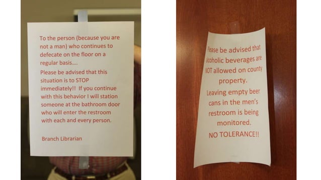 Library Signage - the good, the bad, and the ugly | PPT