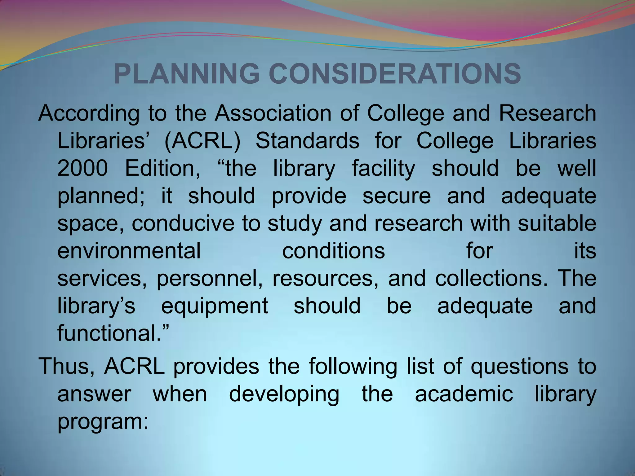 Library spaces in different places: the benchmarking experiences | PPTX