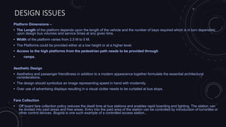 Inter state bus terminal - Litrature study | PPT