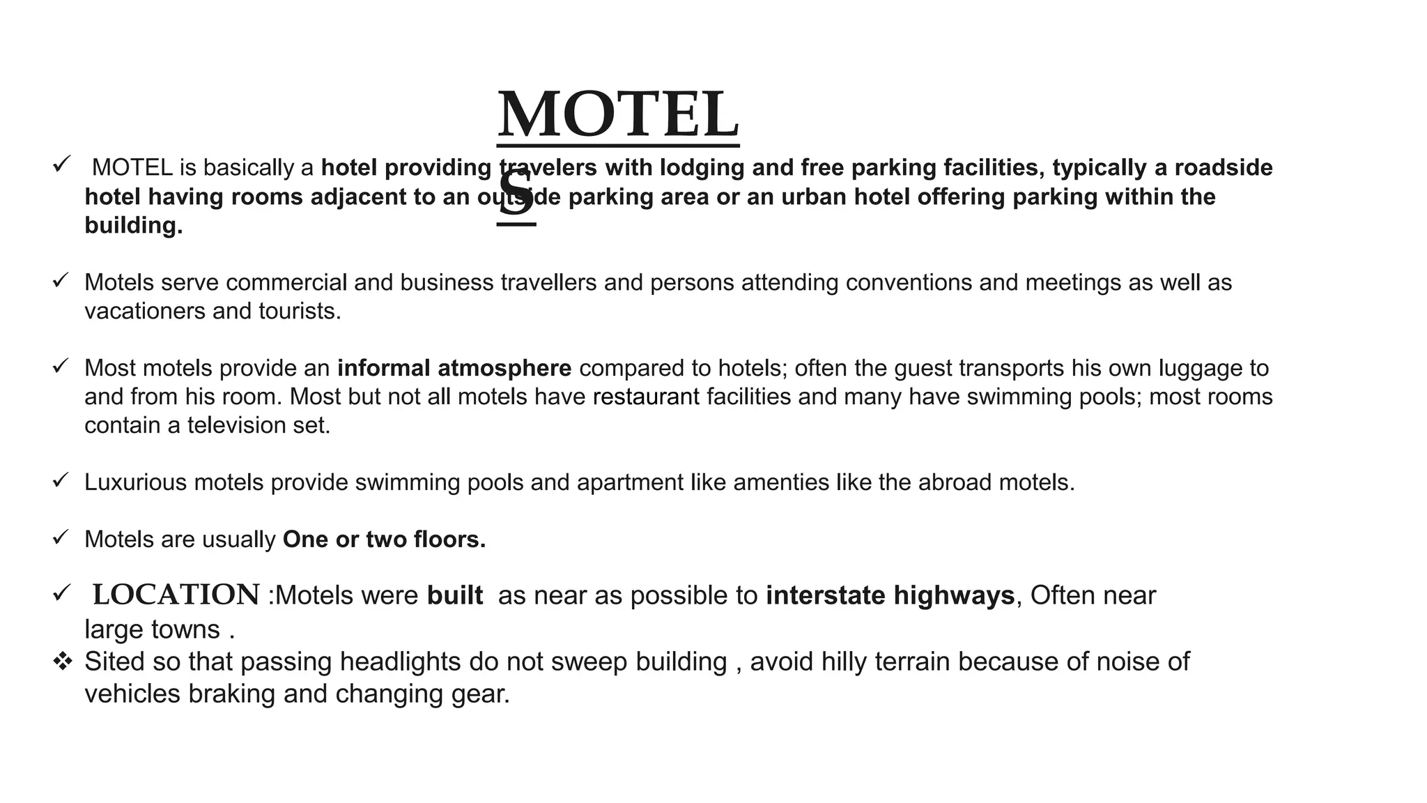 MOTEL LIBRARY STUDY & CASE STUDY | PPTX