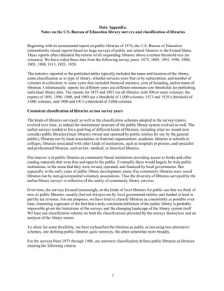 Library survey data appendix 08 14-12 | PDF