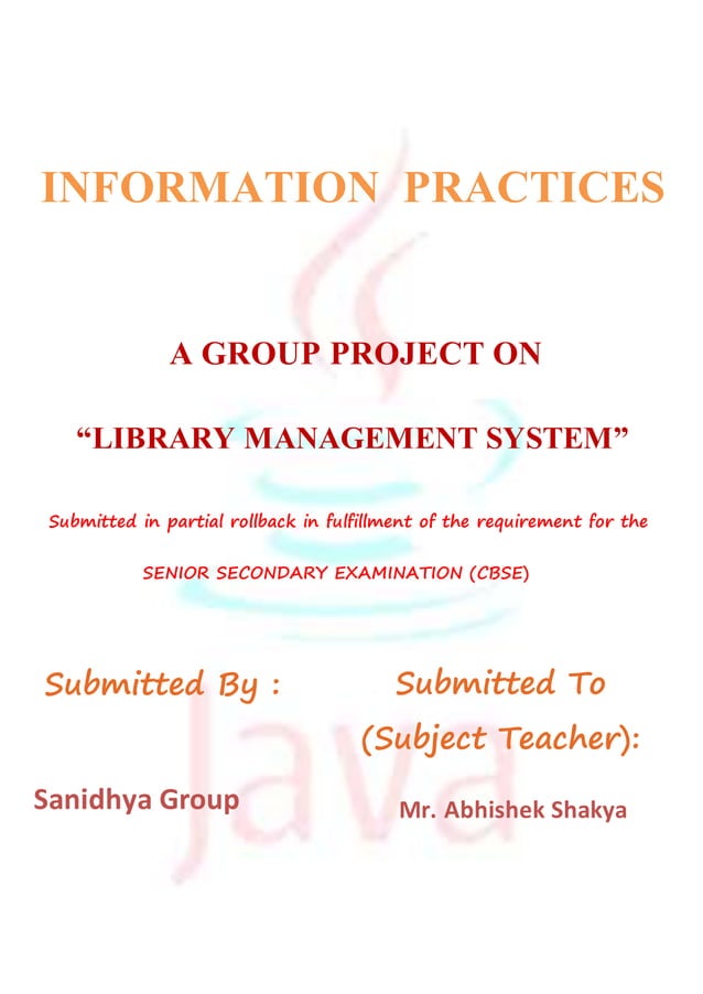 Library Managemnet System | PDF