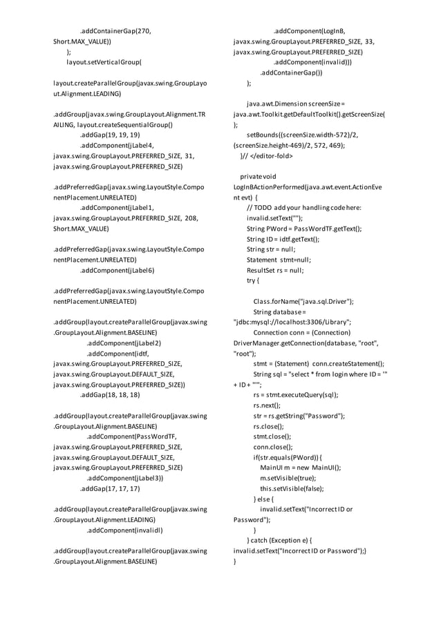 Library system project file | PDF