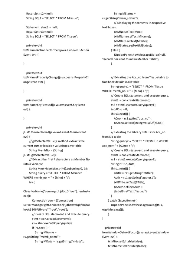 Library system project file | PDF
