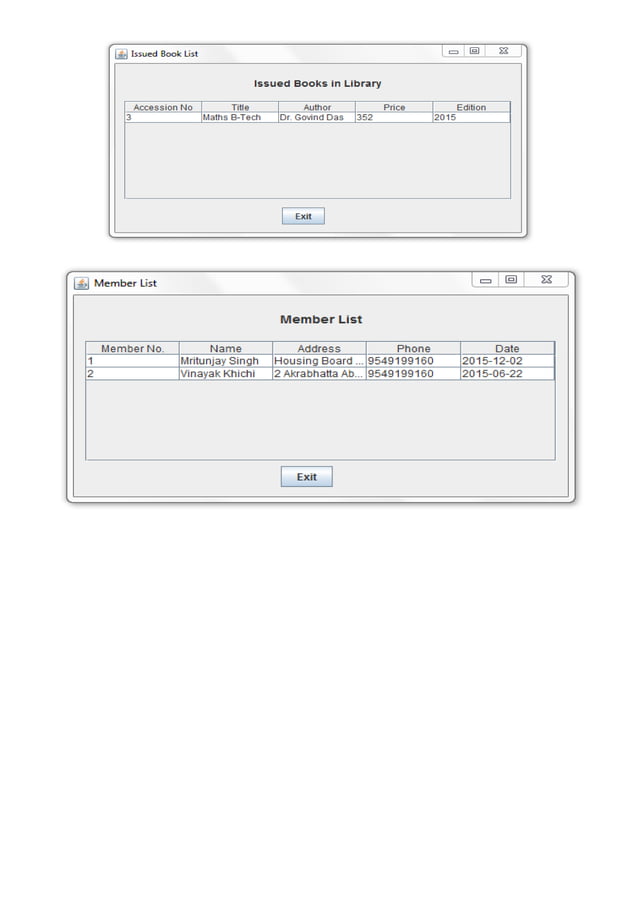 Library system project file | PDF