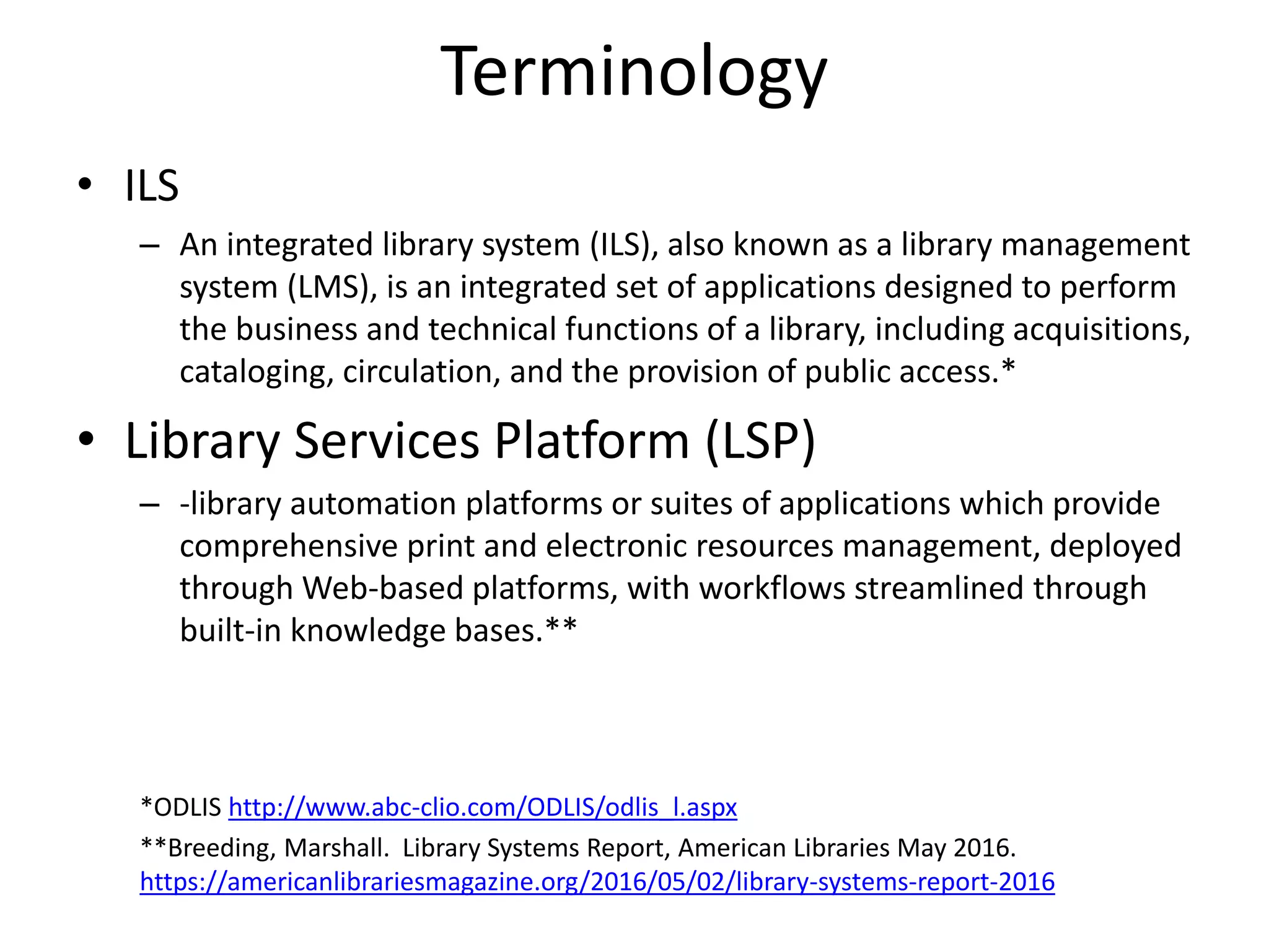 The State of Library Management Systems 2016 | PDF