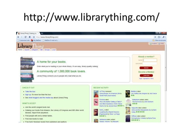 Librarything | PPTX
