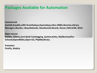 Library tools and technologies | PPT