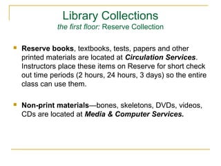 Library tour | PPT