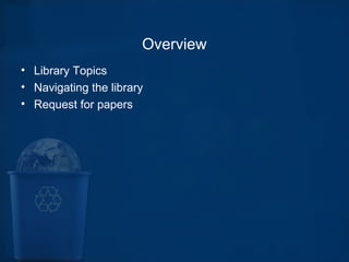 Library tutorial | PPT