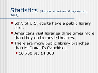 Library Types & Personnel Roles | PPT