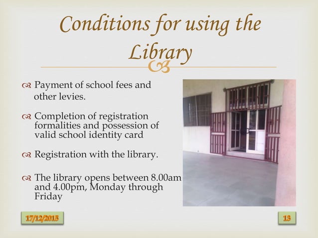 Library Usage and Essentials | PPT