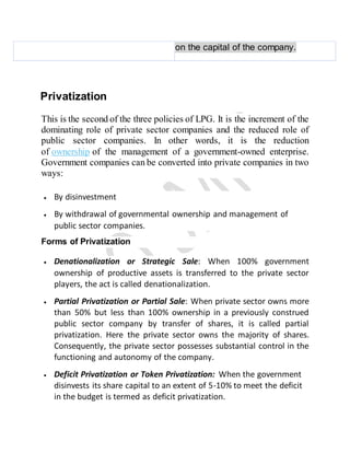 Economic Reforms LPG | DOCX