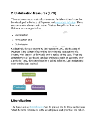 Economic Reforms LPG | DOCX