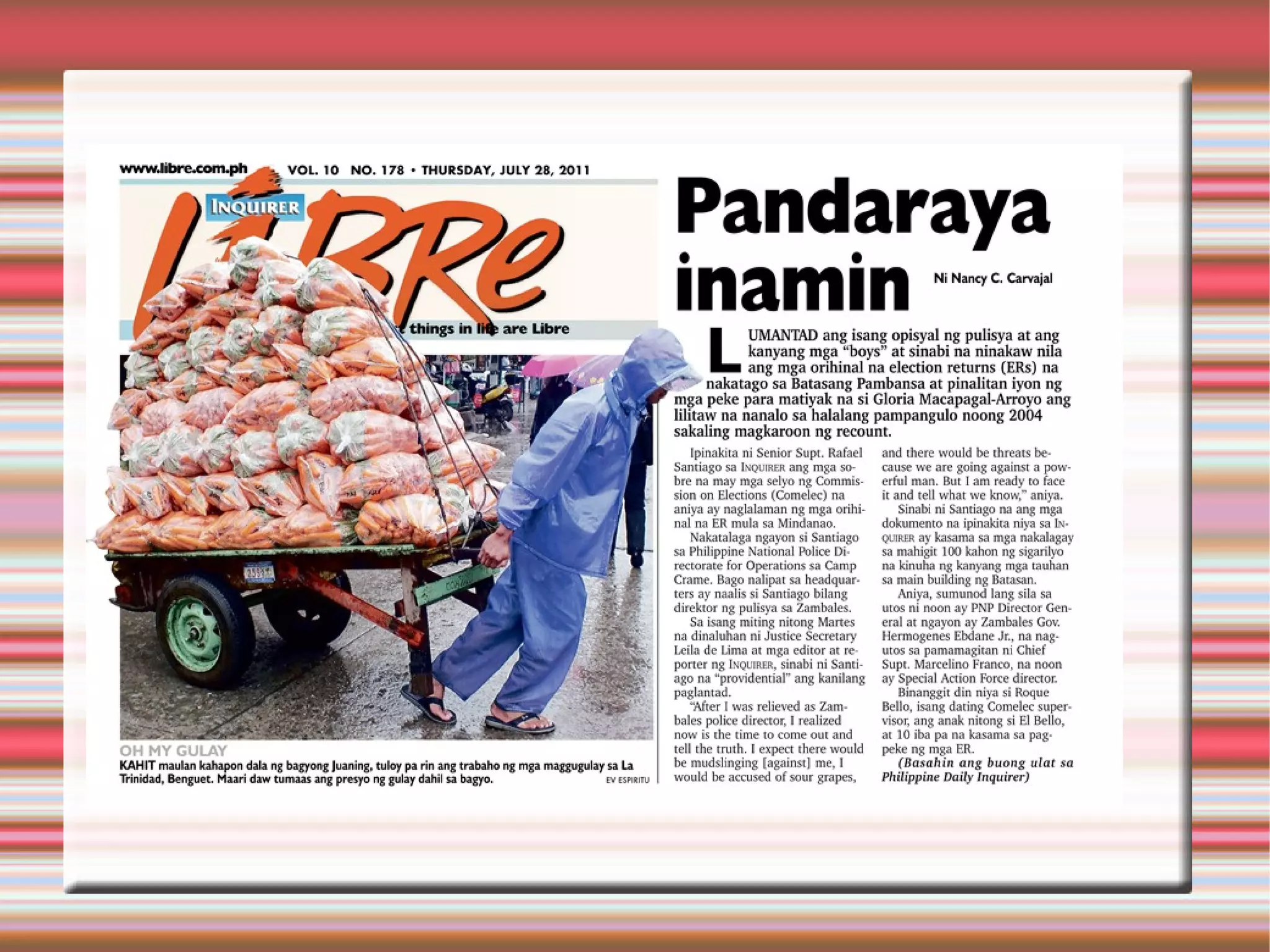 Libre front pages 25-29-jul | PPT