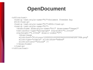 LibreOffice. O proxecto referencia para edición de documentos libres ...