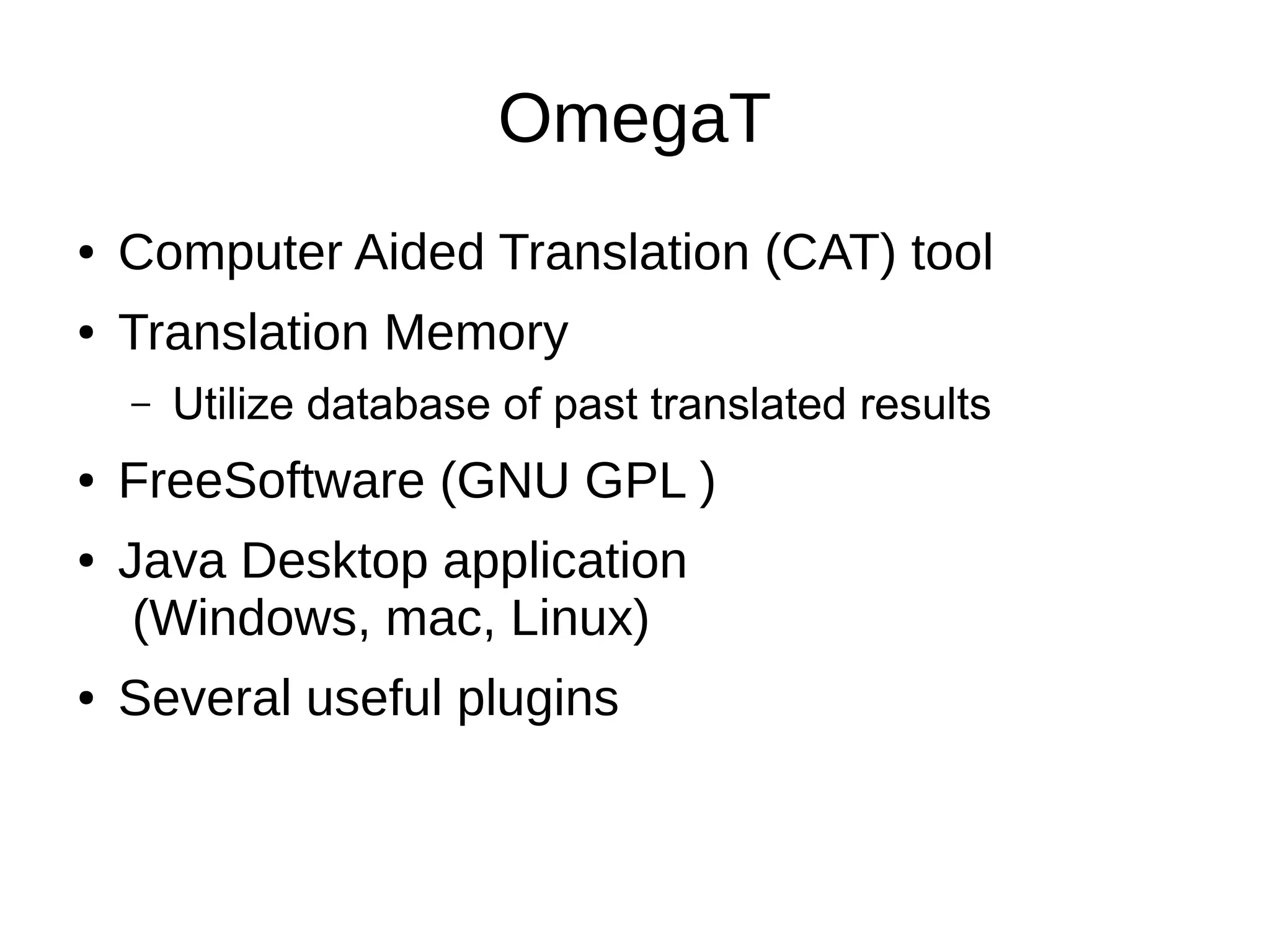 Libreoffice and translation | ODP