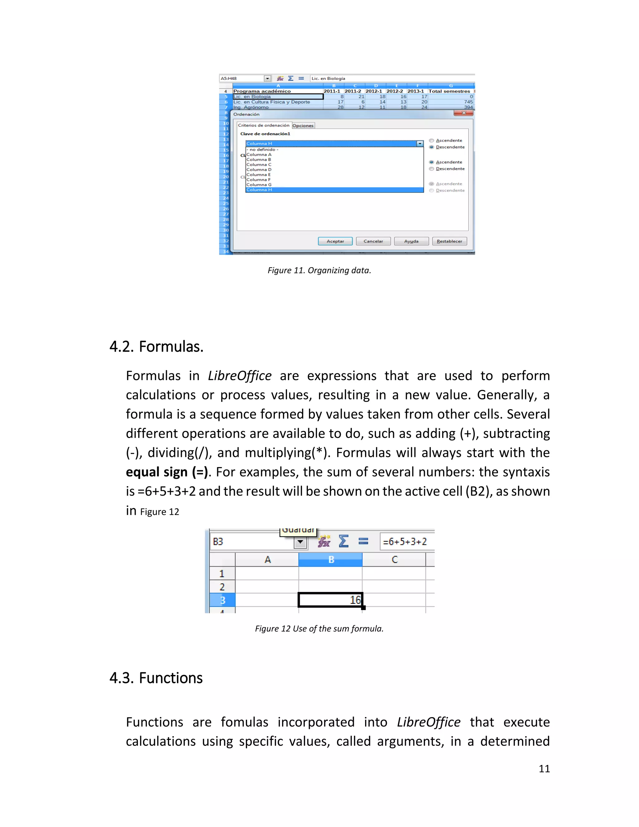 Libre office calc | PDF