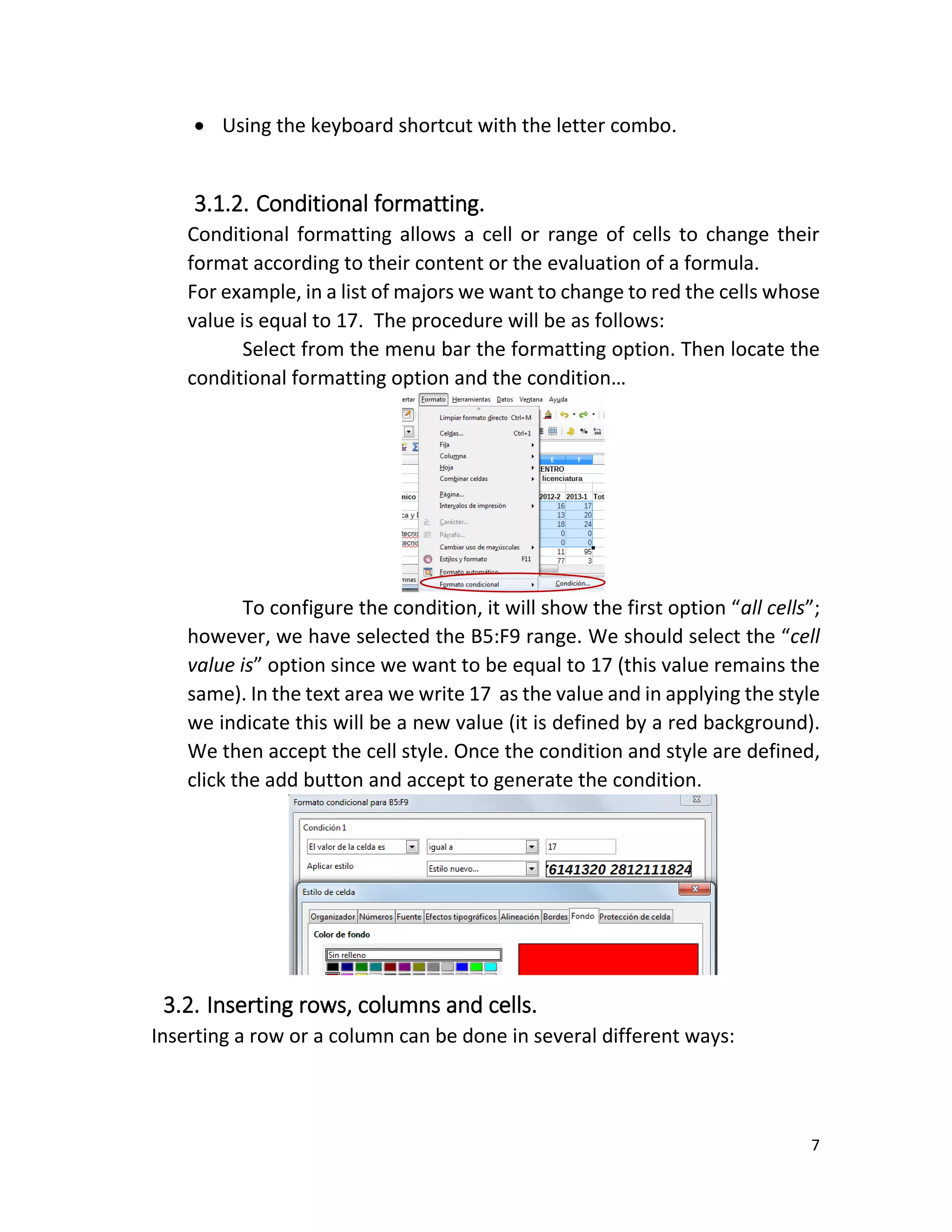 Libre office calc | PDF