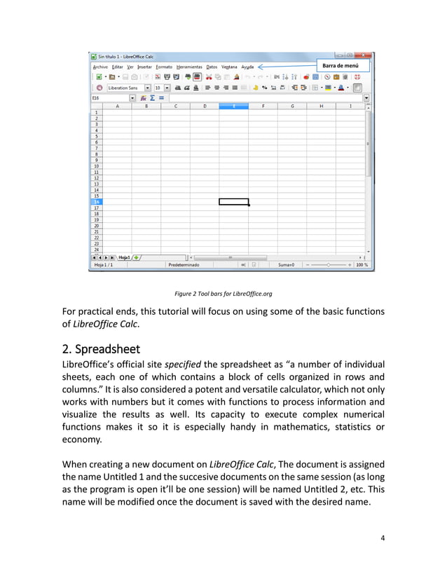 Libre office calc | PDF