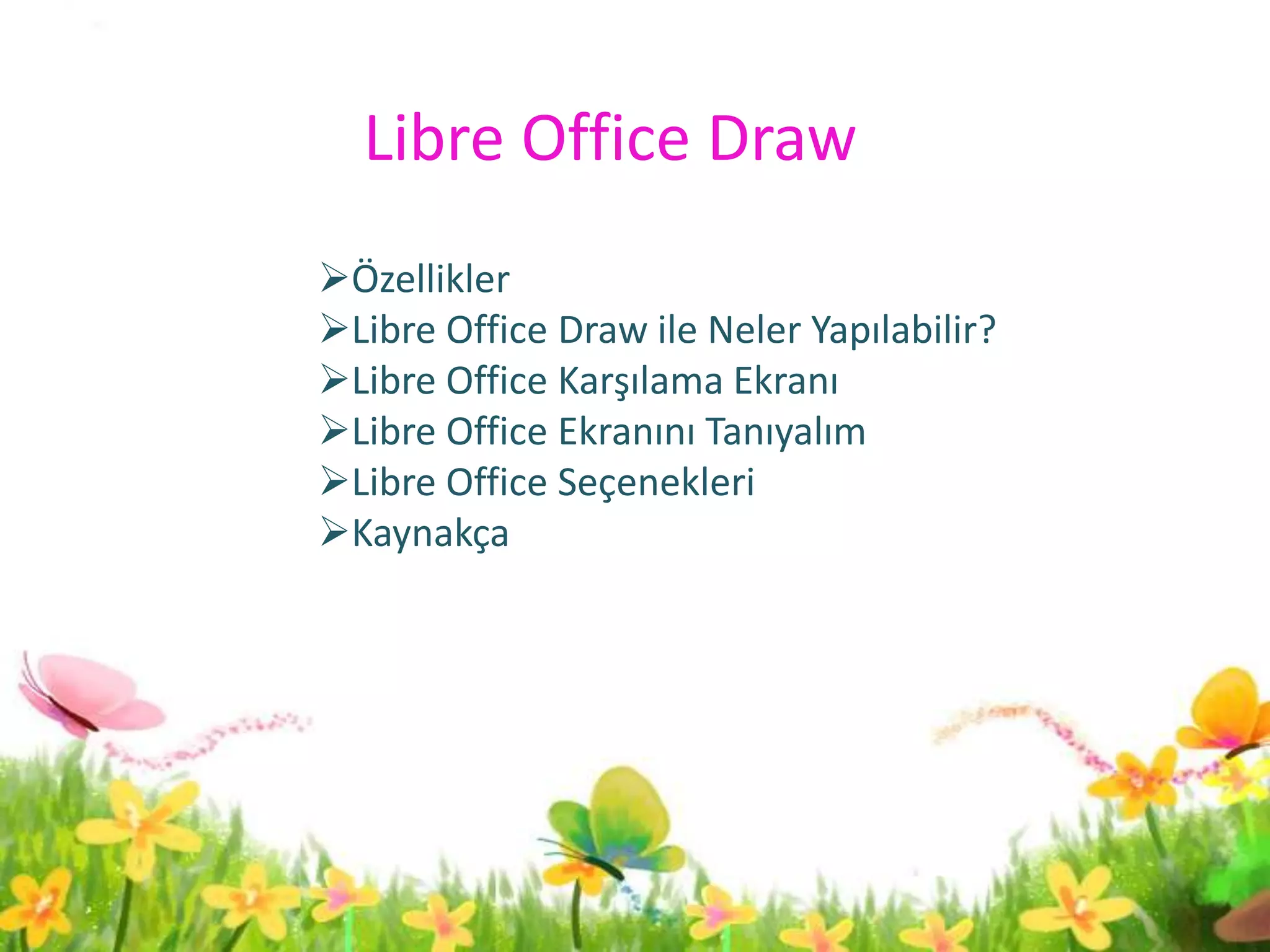 Libre office draw sunusu | PPT