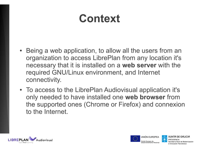 LibrePlan Audiovisual documentation | PPT