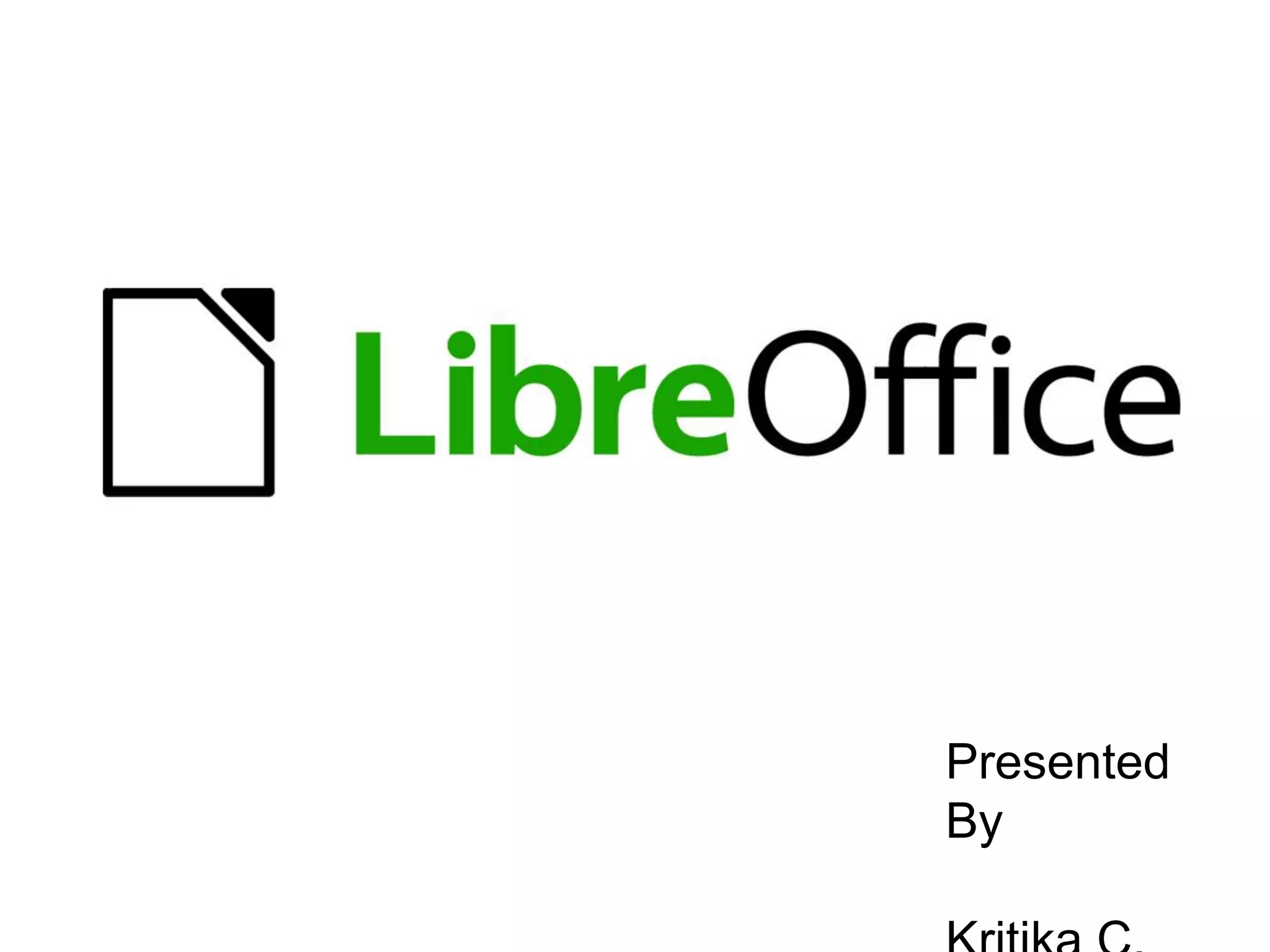 Introduction to Libre (Beginner Guide) .pptx