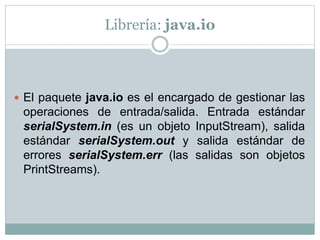 Librerias java | PPT
