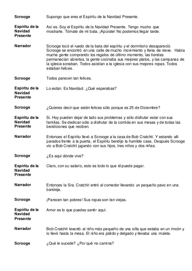 Guion Teatral Para Niños Sobre La Navidad - Actividad del Niño