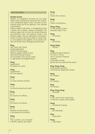 Turandot - Libretto integrale dell' opera | PDF