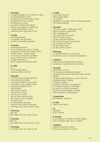 Turandot - Libretto integrale dell' opera | PDF